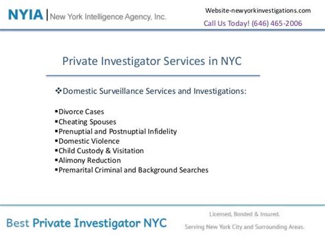 Private Investigators In New York City