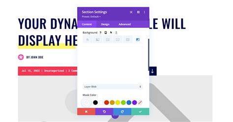 How To Highlight Blog Post Header With Background Masks In Divi Codewatchers