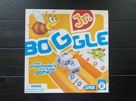 Boggle Jr Your Preschoolers First Boggle Game By Hasbro Complete Etsy