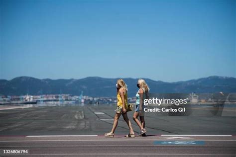 Gibraltar Airport Runway Photos And Premium High Res Pictures Getty Images