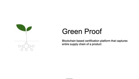 Greenproof Devpost