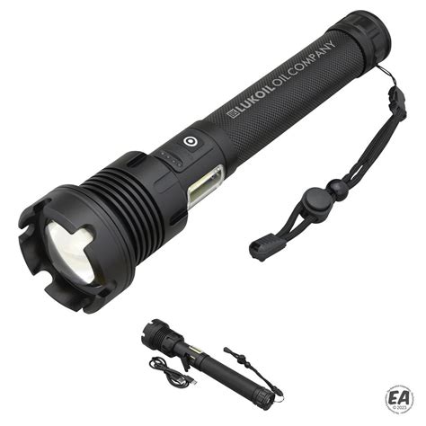 Customized Urban Peak Rechargeable 20wcob Flashlight Custom Led