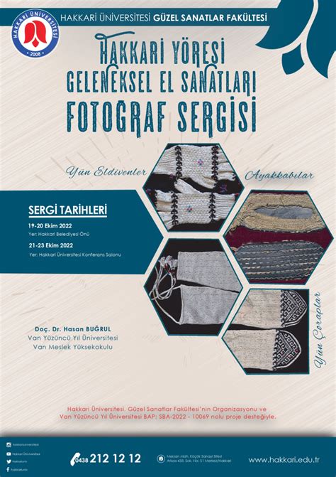 Düzce Üniversitesi Hakkari Yöresi Geleneksel El Sanatları Fotoğraf Sergisi