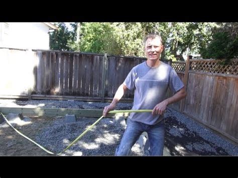 Squaring A Shed Floor Diagonals Of A Rectangle YouTube