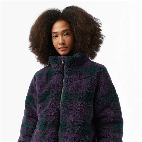 Vans Foundry Plaid High Pile Puff Kadın Renkli Ceket Kadin Ceket And Mont