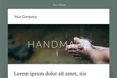Ad Mailchimp Html Email Template By Leanna Norwood Creative On