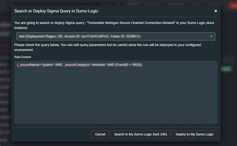 Sumo Logic Integration With Threat Detection Marketplace Soc Prime