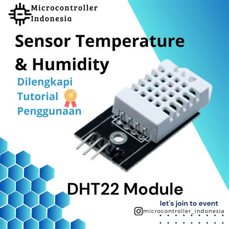 Jual Dht22 Am2302 Temperature Humidity Sensor Suhu Module For Arduino