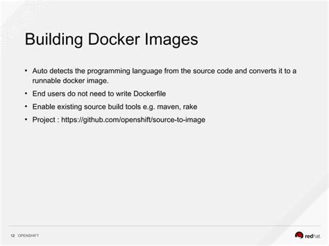Openshift Build Deploy And Manage Open Standard Containers Ppt
