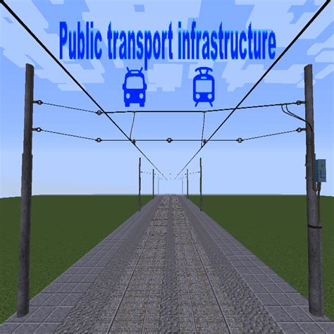 Public Transport Infrastructure RTM Screenshots Minecraft Mods CurseForge