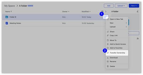 Transfer Ownership Of Documents And Folders