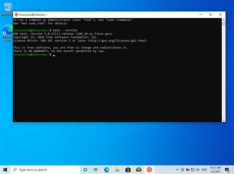 How To Install And Use Bash Linux Shell On Windows 10 Tutorial