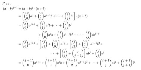 An Inductive Proof Of The Binomial Theorem By K L B Medium