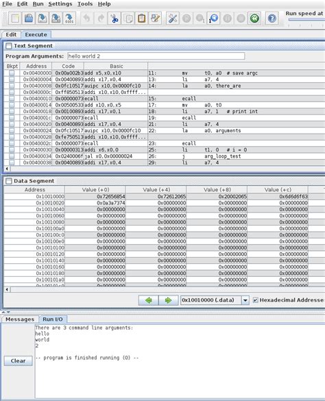risc v assembly programmming