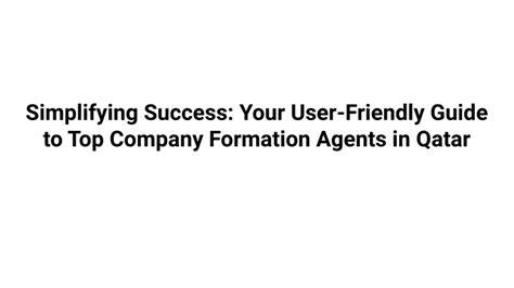 Ppt Simplifying Success Your User Friendly Guide To Top Company