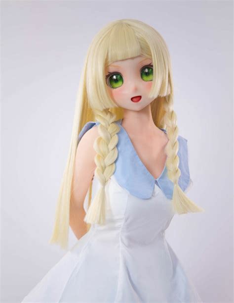 Lillie Pok Mon Celebrity Anime Sex Doll With Pvc Head Cute Sex Doll