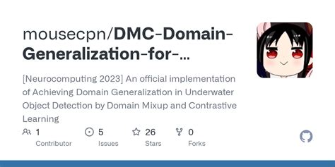Dmc Domain Generalization For Underwater Object Detectiontoolscbstmodelpy At Master