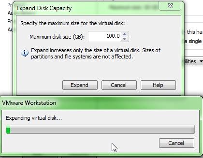 Expand Virtual Disk Of Windows VW With VMware Workstation ESX Virtualization