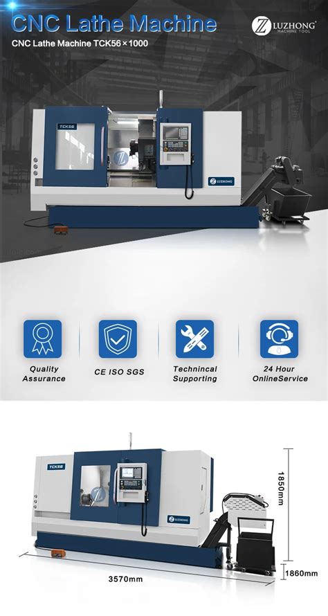 CNC Lathe Milling Machines With Y Axis Tck X Axis