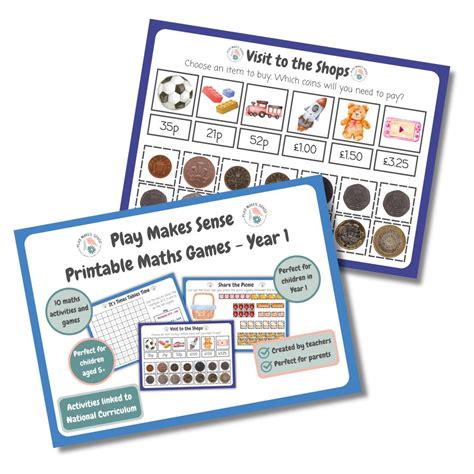 Printable Maths Games Year 1 Ks1 Maths Resources Maths Activity Play Makes Sense
