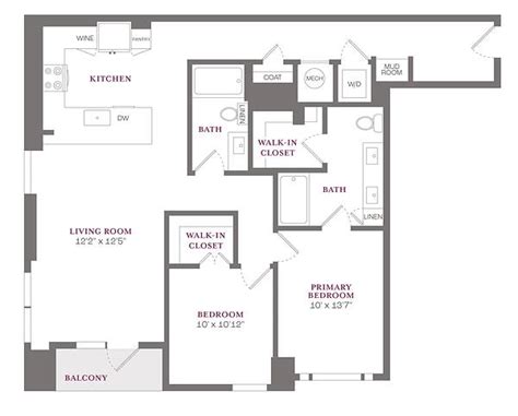 Tb4 Floor Plan At Solaris House At Uptown Atx