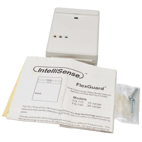 Fg 730 Intellisense Dual Flex Guard Audio Glass Break Detector Chicago Hvac Tools And Supplies