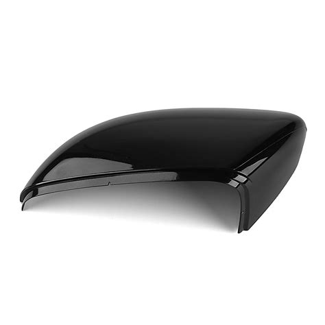Gloss Black Leftright Side Wing Door Rearview Mirror Cover Cap For Vw