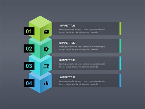 Cube Numbering List PowerPoint Templates PowerPoint Free
