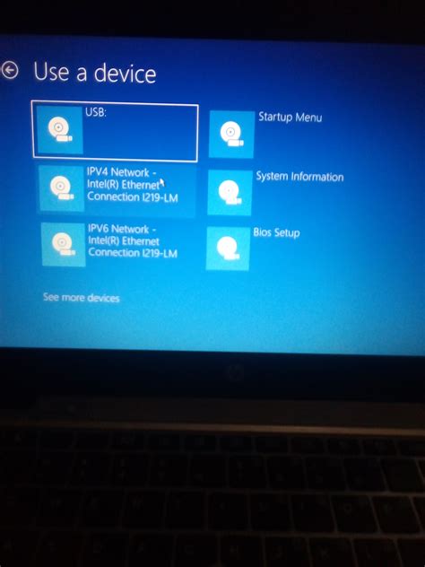 won t boot from usb hp support community 9123689