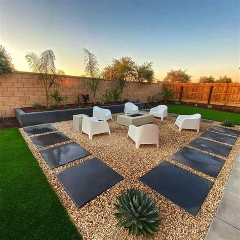 12 No Grass Backyard Ideas For Easy Maintenance Modern Backyard Landscaping Backyard Layout