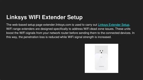 Ppt Linksys Wifi Extender Setup 1 Powerpoint Presentation Free Ppt Linksys Wifi Extender Setup 1 Powerpoint Presentation Free