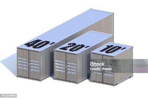 금속 배 화물 컨테이너 10 20 40 피트 길이 용기 제작물에 대한 스톡 사진 및 기타 이미지 용기 제작물 10 바다 Istock