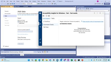 A11y Model Builder Recommendation Data Ai4d Devenv Combo Box The Name Property Of A