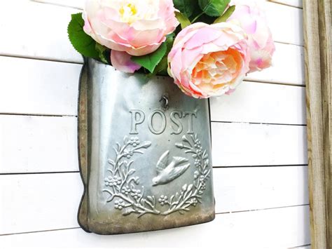 Metal MailboxMetal Wall MailboxVintage Inspired Etsy