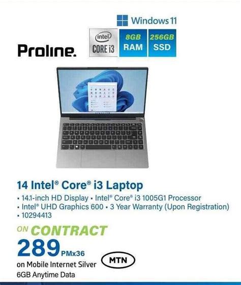 Proline 14 Intel Core I3 Laptop Offer At Incredible Connection