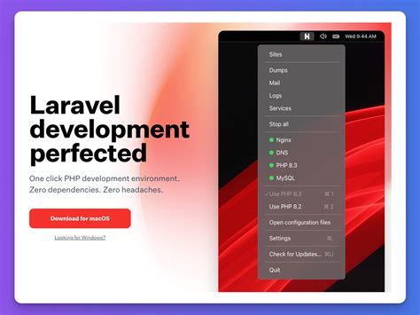 Quickest Way To Setup Php Environment Laravel Herd Mysql