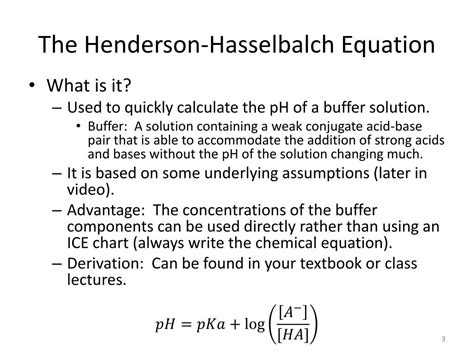 Using Activities To Correct The Henderson Hasselbalch Equation Ping