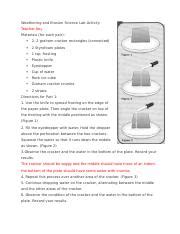 Weathering And Erosion Science Lab Activity Teacher Key Doc Weathering And Erosion Science Lab