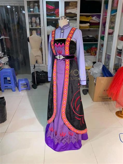 Embroideries Queen Iduna Costume Frozen 2 Disney Costume Inspired