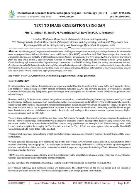 Text To Image Generation Using Gan Pdf