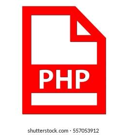 Php File Icon Stock Illustration 557053912 Shutterstock
