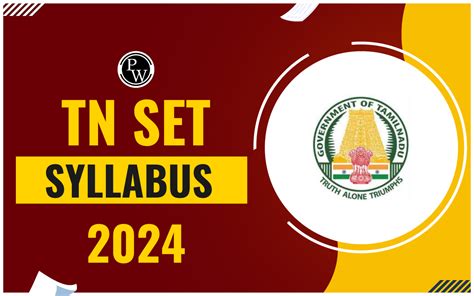 Tn Set Syllabus 2024 And Exam Pattern Download Syllabus Pdf