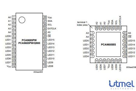 PCA9685 LED Controller Datasheet PCA9685 Arduino Schematic