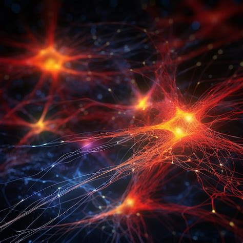 Premium Ai Image Brain Intricate Neural Web Complex Nervous System Closeup Of Cell Highlight