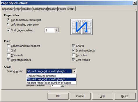 When Printing Spreadsheets Ms Office Has A Fit Sheet On One Page