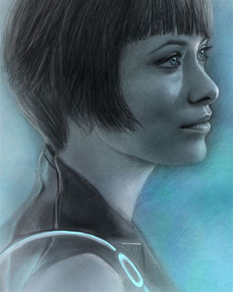 Quorra Olivia Wilde By Maichan Art On DeviantArt