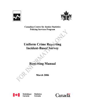 Fillable Online Uniform Crime Reporting Incident Based Survey Reporting Manual Fax Email Print