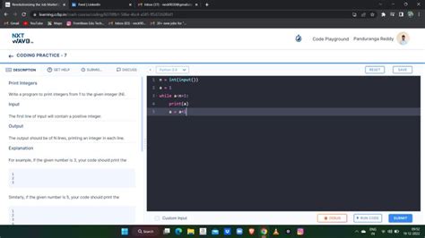 Day13 Loops Whileloop Codingpractice7 Codingpractices