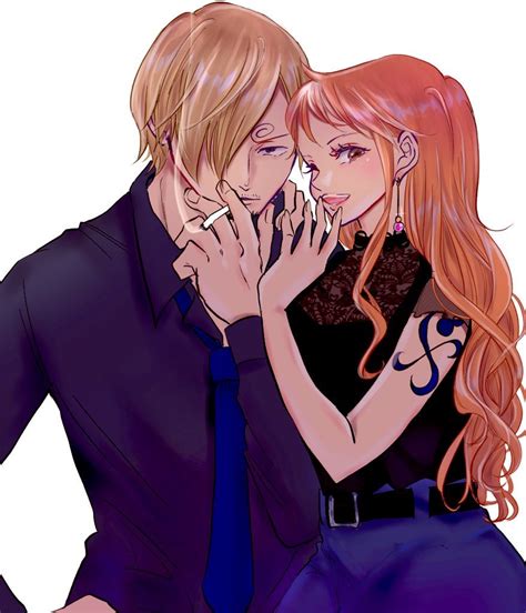Nami And Sanji One Piece Drawn By Ko Tori Danbooru
