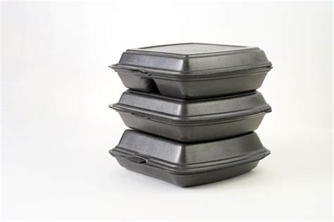 Premium Photo Take Out Food Box Or Styrofoam Container Disposable Lunch Box Food Container